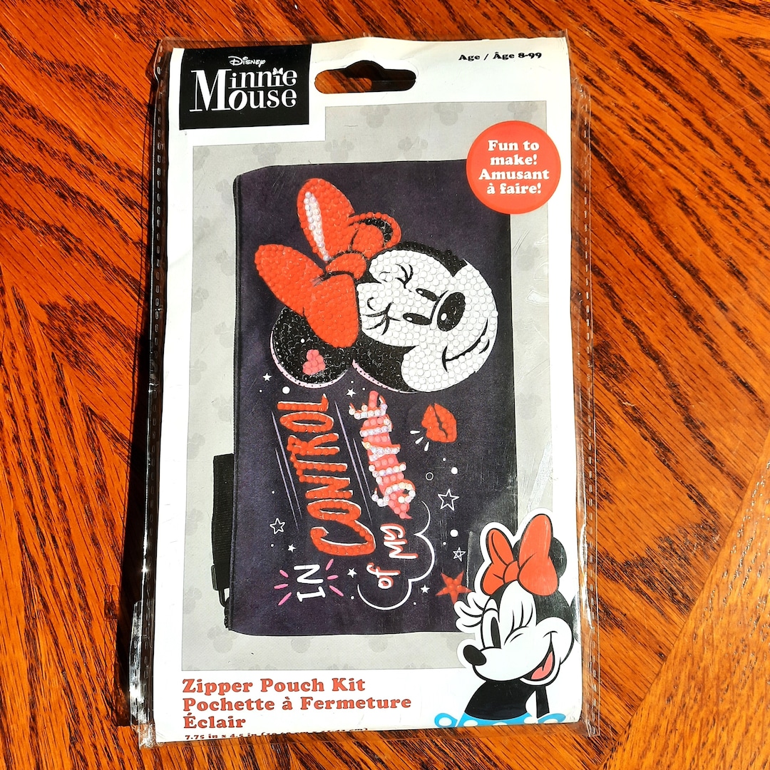 Disney Minnie Mouse Zipper Pouch, Dotzies Diamond Dotz Kit - Etsy
