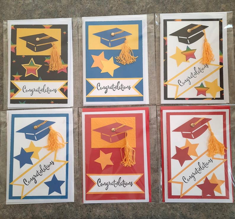 Handmade Graduation Cards - Etsy