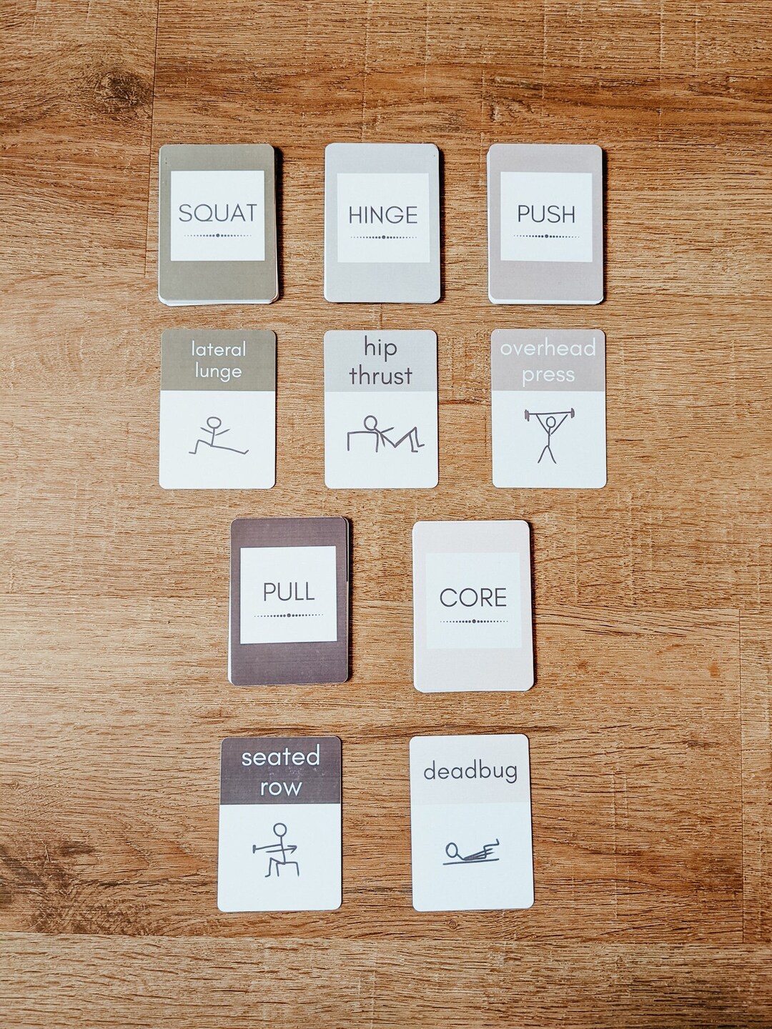 Workout Cards - Etsy