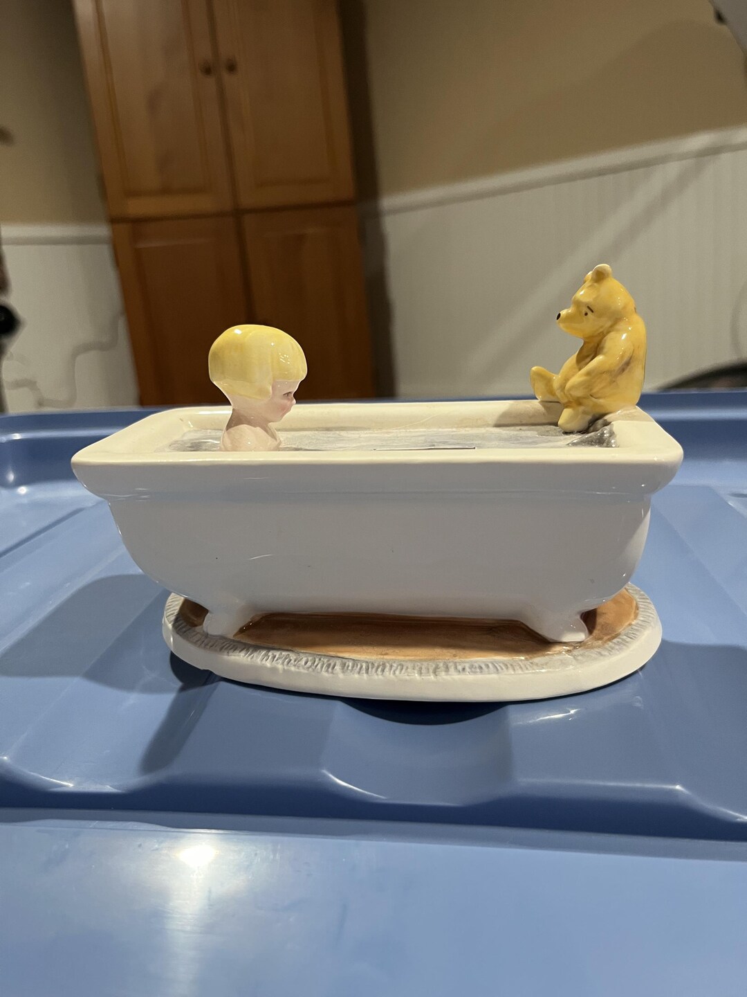 Winnie the Pooh and Christopher Robin Piggy Bank - Etsy