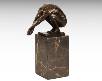 Man Swimmer Statue - Etsy