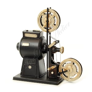 Antique Film Projector Metal Model, Vintage Style Toy Collector Item ...