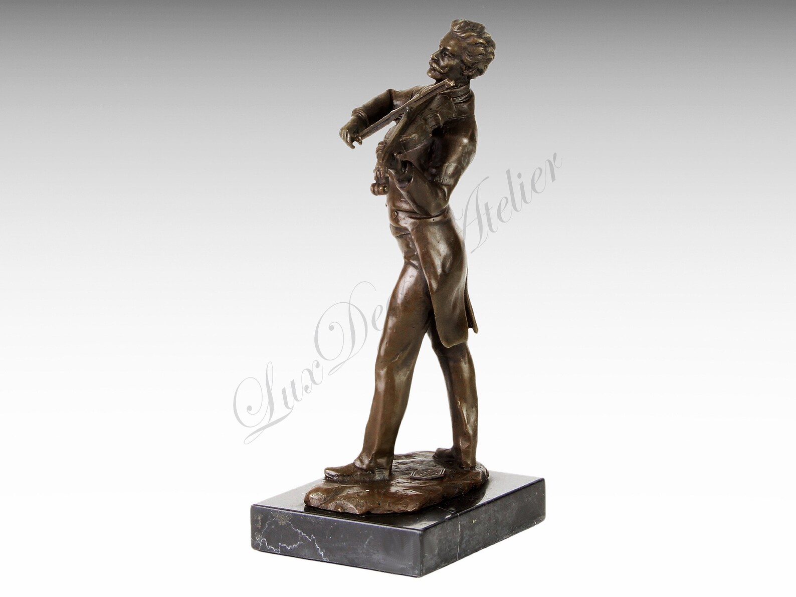 Violinist Bronze Sculpture Bronze Statue of Violin Player on - Etsy