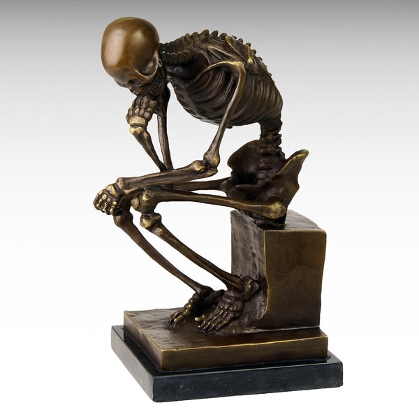 Large Thinker Statue - Etsy