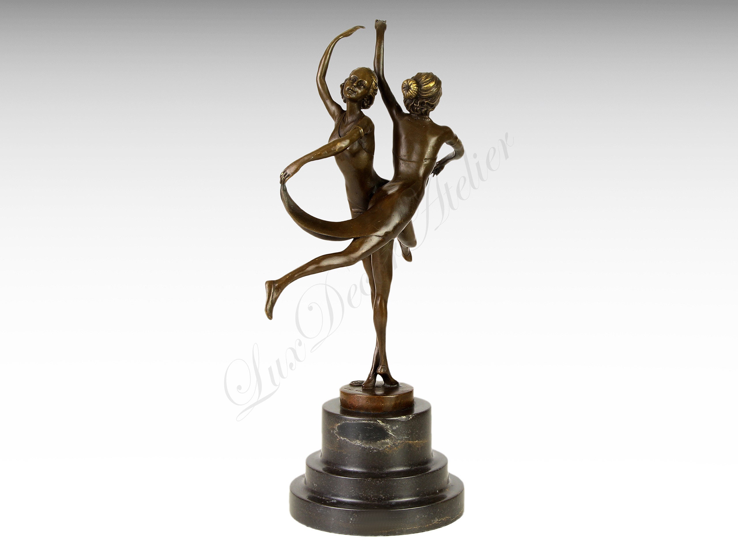 Bronze Statue of Dancing Sisters Modern Bronze Sculpture - Etsy