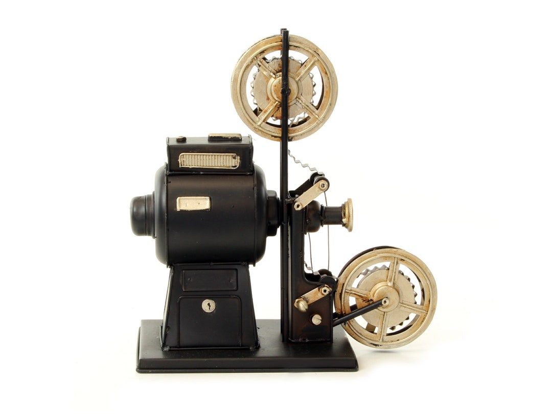Antique Film Projector Metal Model, Vintage Style Toy Collector Item ...
