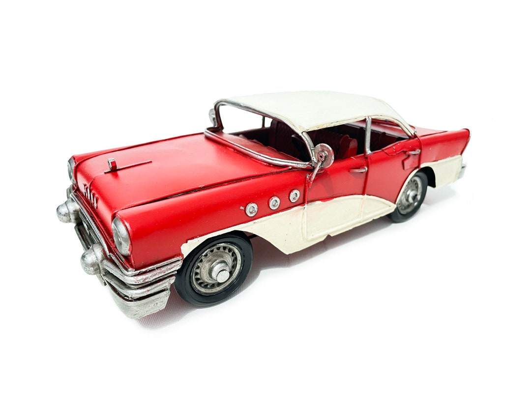 Vintage Car Model American Car Sculpture Toy Classic Car Metal Model ...
