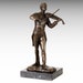 Violinist Bronze Sculpture Bronze Statue of Violin Player on - Etsy