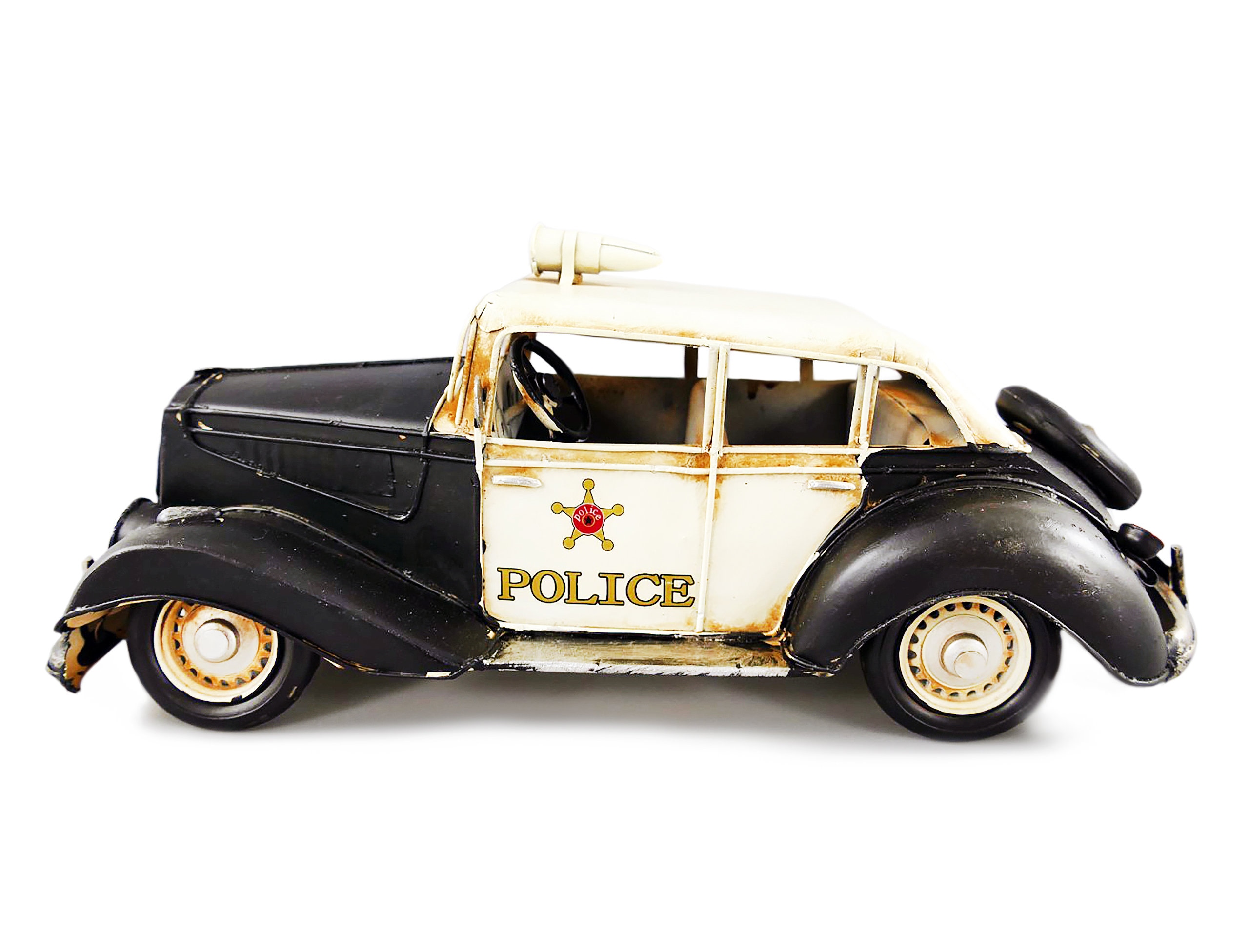 Vintage Police Car Metal Model, Police Officer Gifts Police Station ...