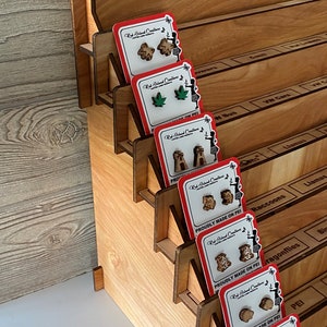 Digital File Customizable Earring Display Stand Glowforge Laser Cut ...