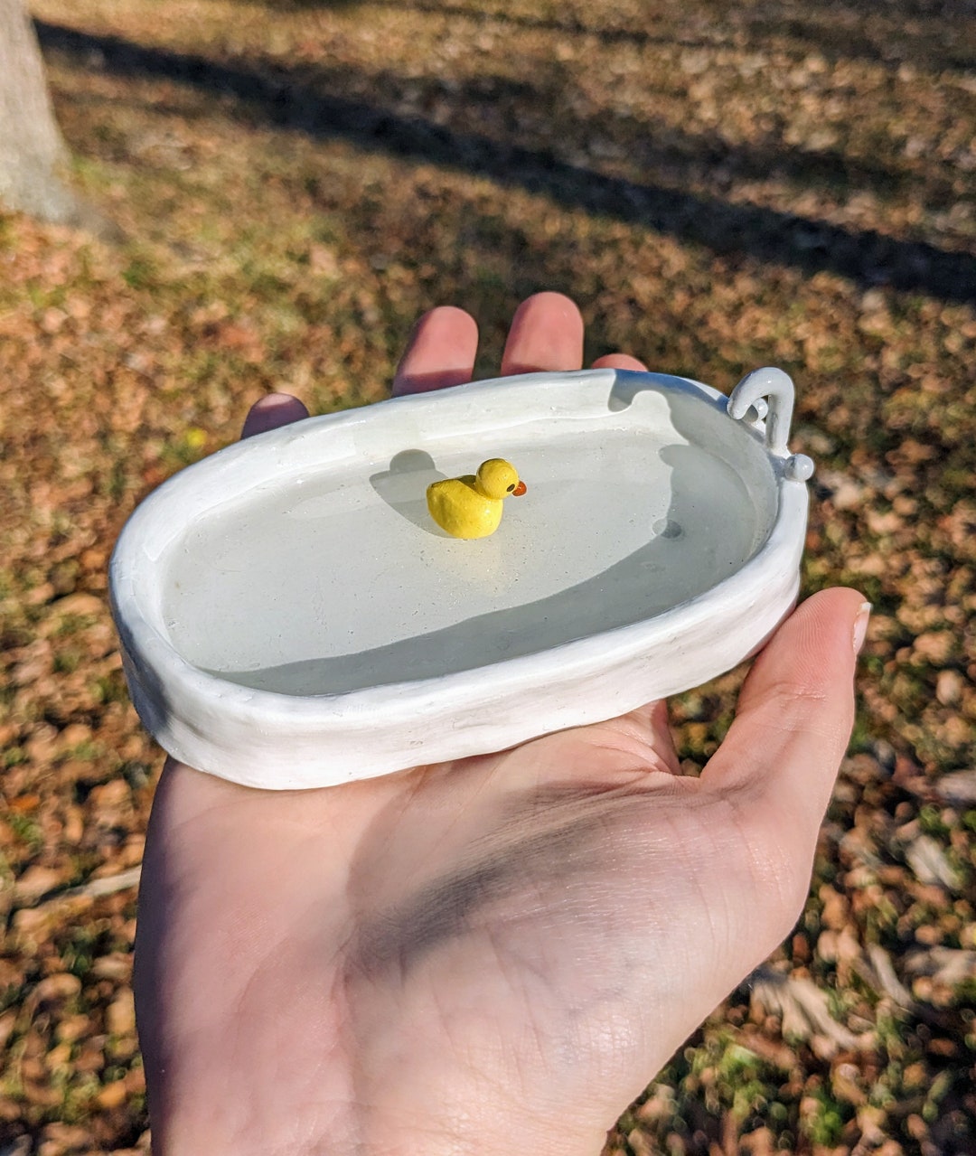 Bathtub Tray, Clay Tray, Ashtray, Jewelry Container, Bathroom Theme ...