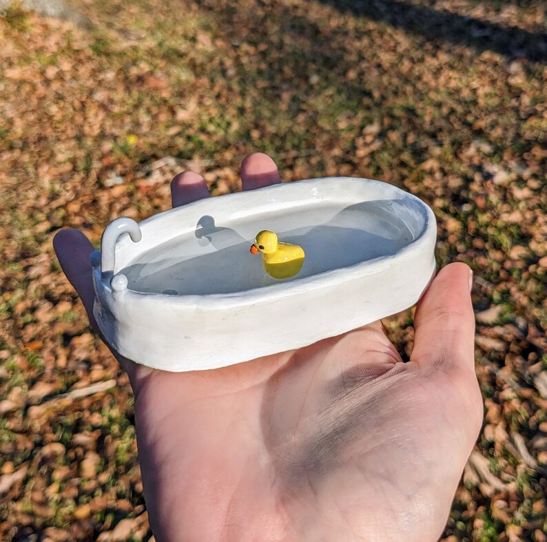 Bathtub Tray, Clay Tray, Ashtray, Jewelry Container, Bathroom Theme ...