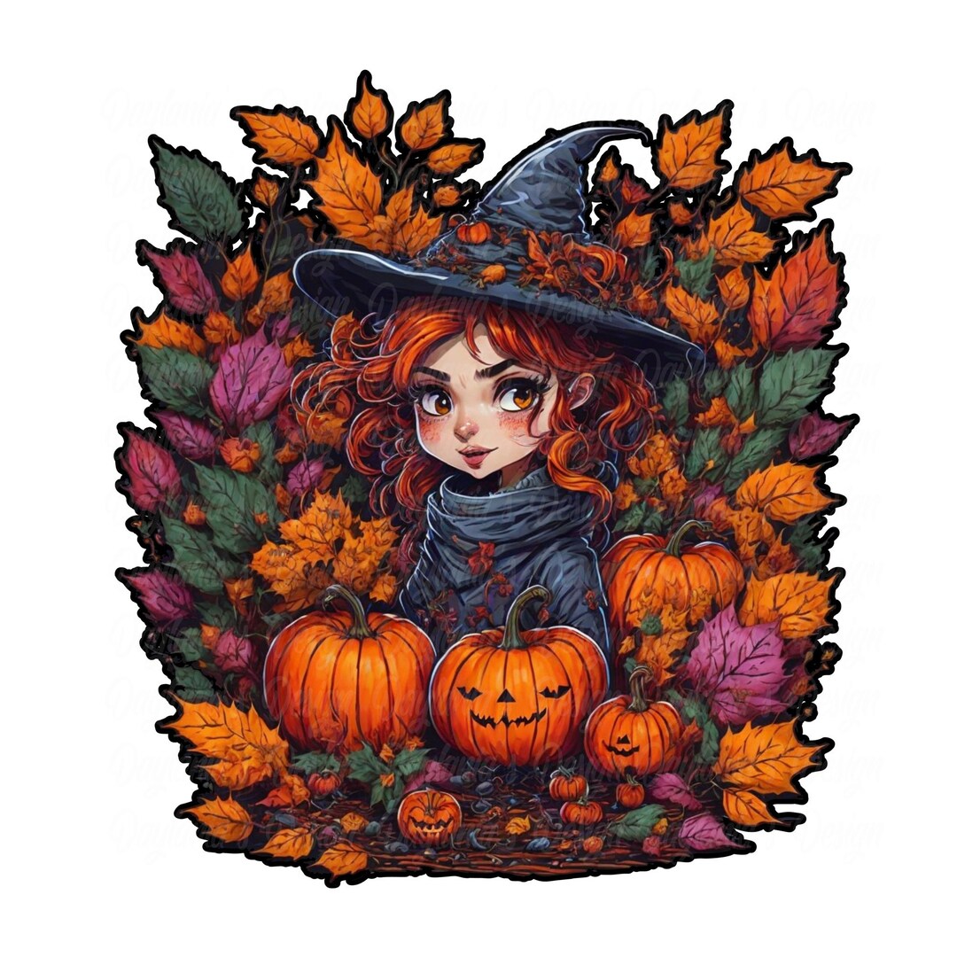 Little Witch - Halloween - PNG Sublimation Design - Etsy