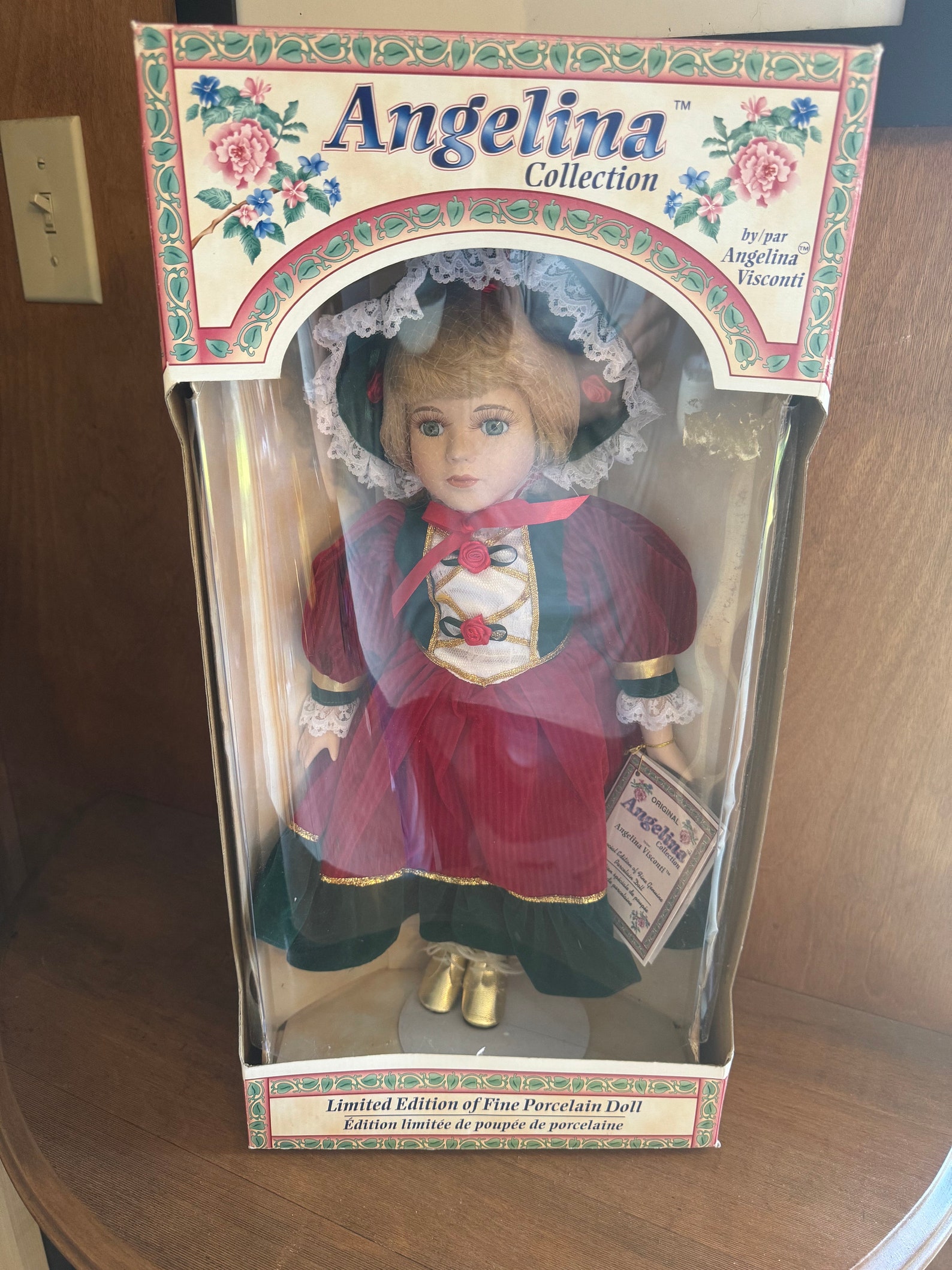 Angelina Visconti Collection Vintage Porcelain Doll - Etsy