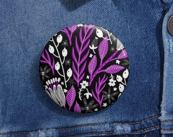 Aroace Pin Button Abstract Aro Ace Art Gift Discreet - Etsy