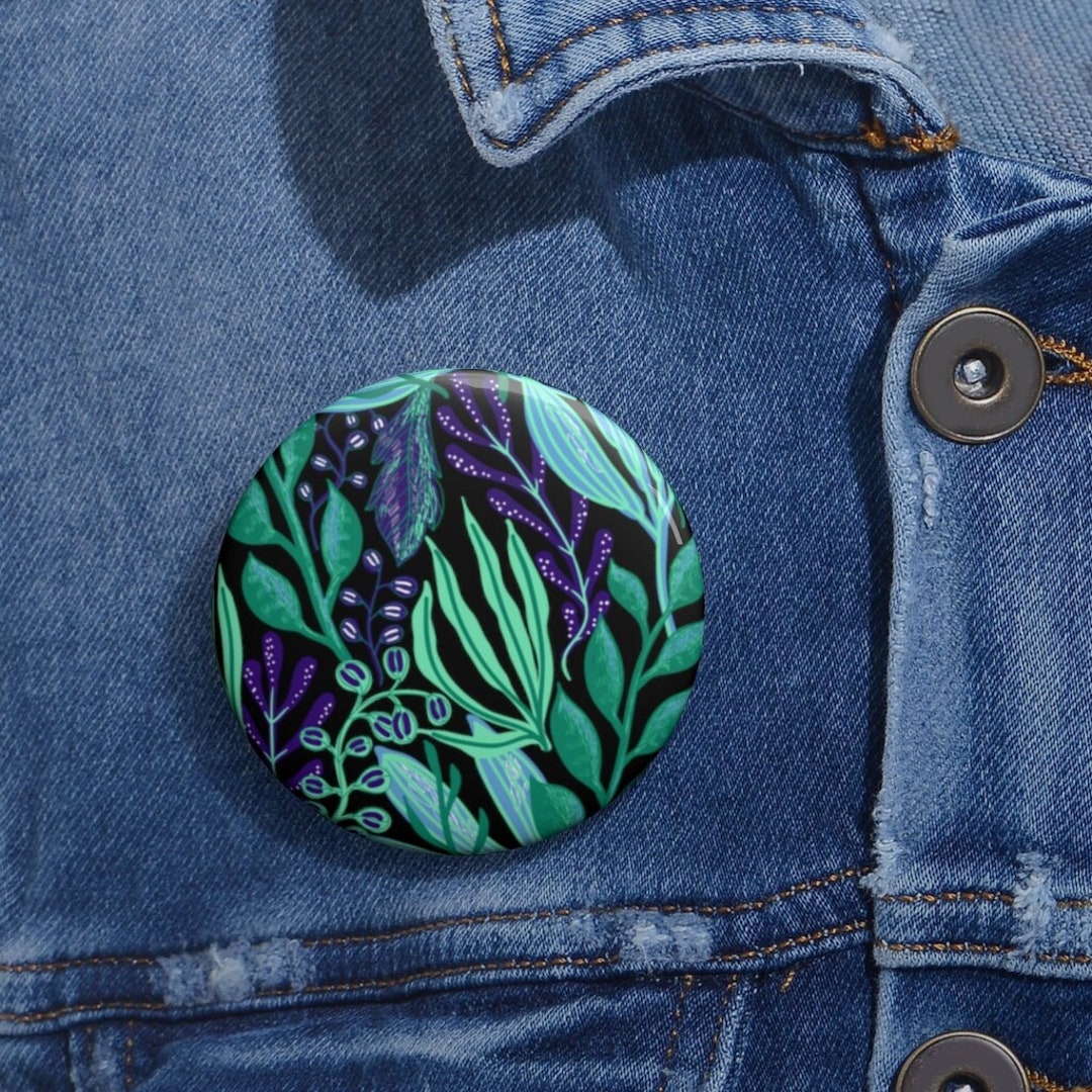 Gay Male Plants Pin, Mlm Art Button, Vincian Flag Gift, LGBTQ Pride ...