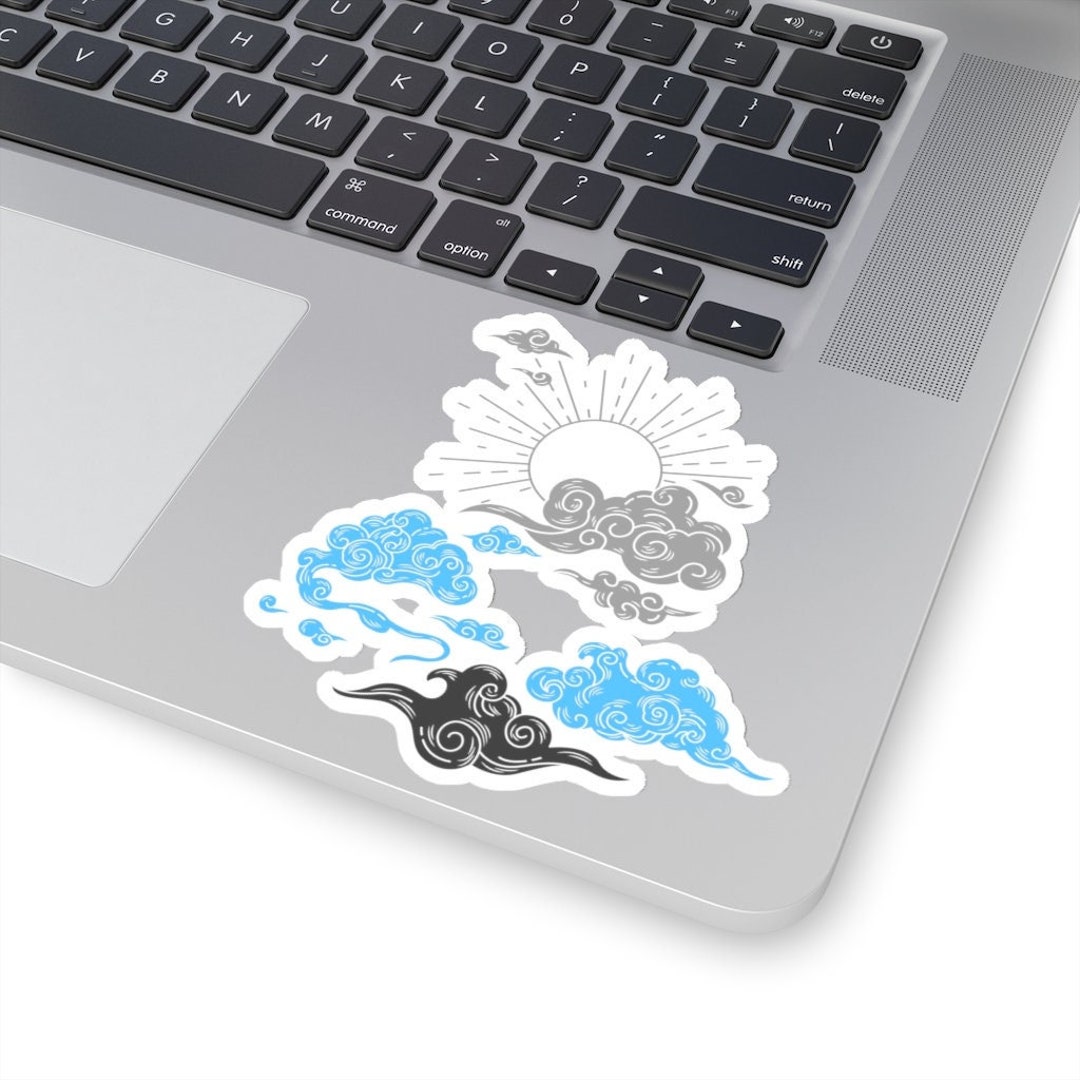 Demiboy Sun Cloud Sticker Demi Boy Flag Decal Discreet Queer - Etsy