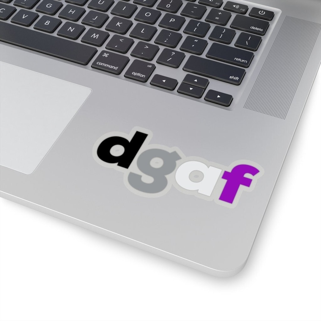 Asexual Dgaf Sticker Funny Ace Idgaf Gift Subtle Pride Month - Etsy
