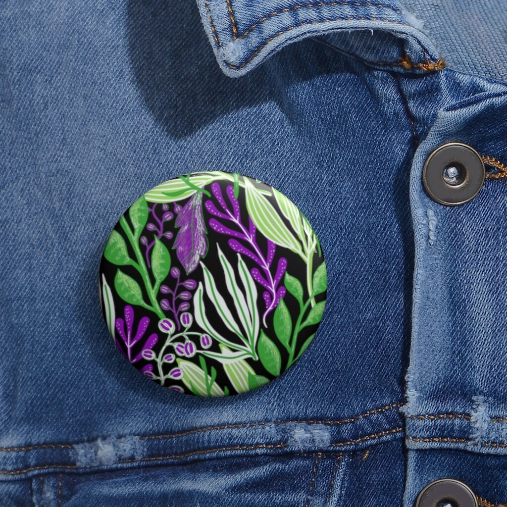 Aroace Pin Button Abstract Aro Ace Art Gift Discreet - Etsy