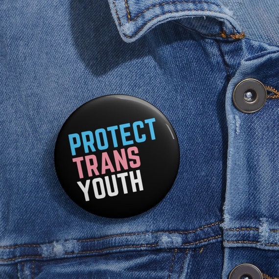 Transgender Pin Button Protect Trans Youth Gift Mtf Ftm Flag - Etsy