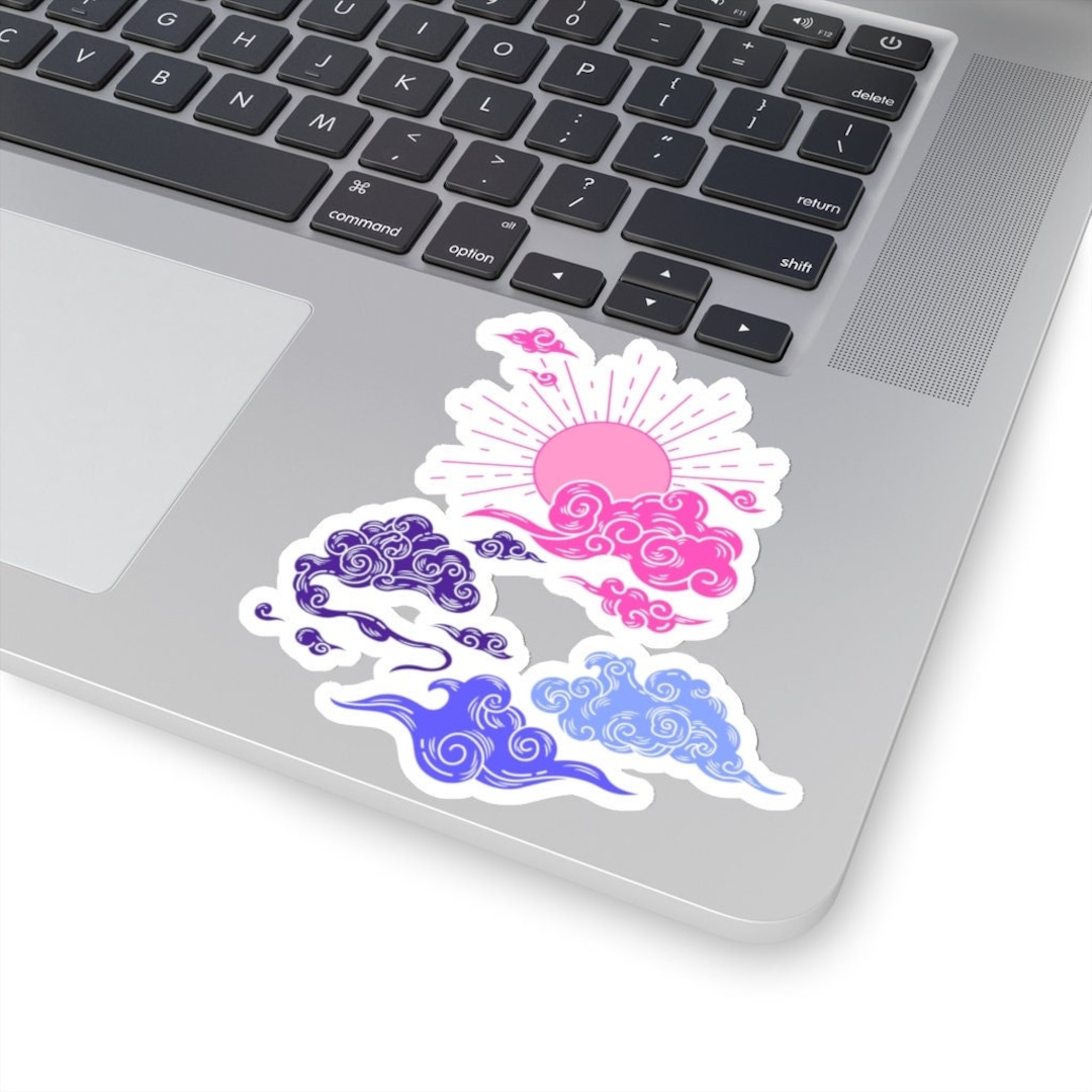 Omnisexual Sticker, Omni Flag Sun Cloud Gift, Nature Asian Art, Subtle ...