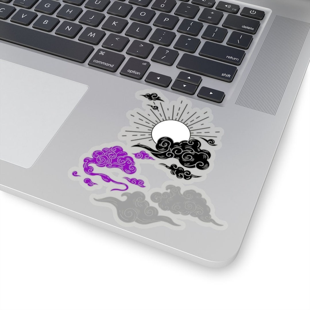 Demisexual Sticker, Demi Sun Clouds Gift, Nature Asian Art, Subtle ...