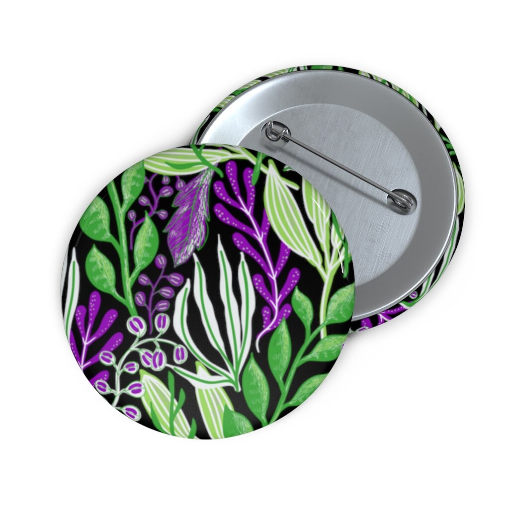 Aroace Pin Button Abstract Aro Ace Art Gift Discreet - Etsy