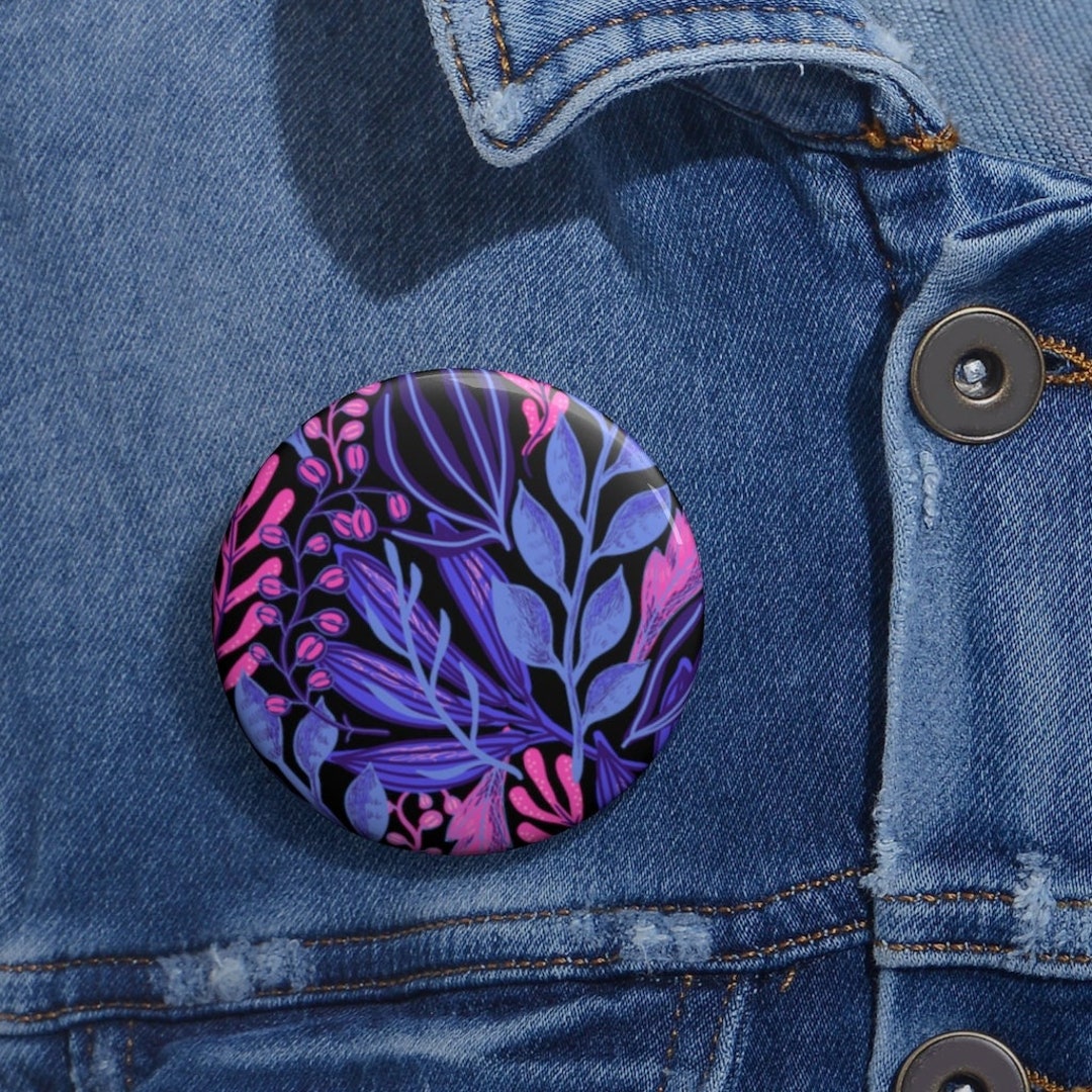 Omnisexual Pin Button, Queer Plants Art, Omni Flag Gift, LGBTQ Subtle ...