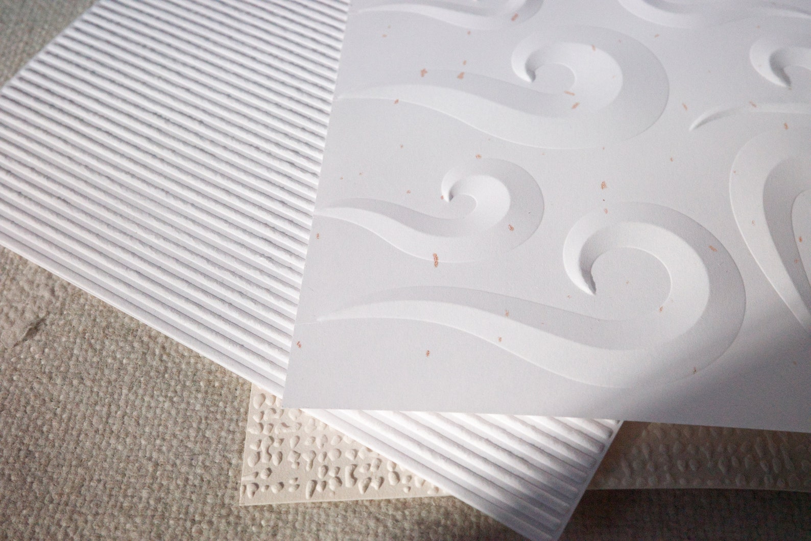 Assorted Embossed Papers Set of 14 Approx. A6 - Etsy