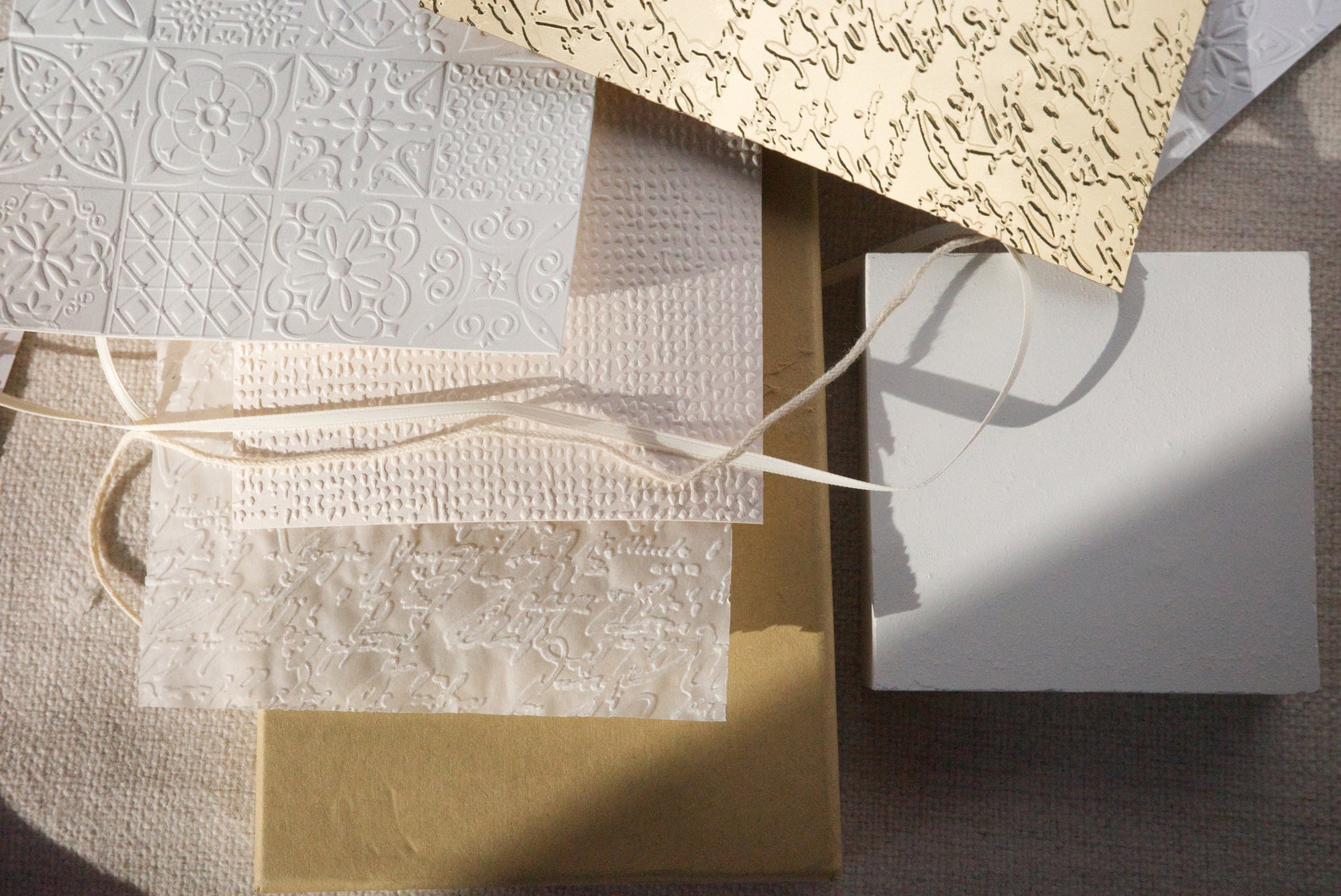 Assorted Embossed Papers Set of 14 Approx. A6 - Etsy