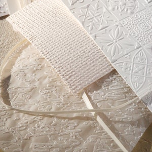 Assorted Embossed Papers Set of 14 Approx. A6 - Etsy