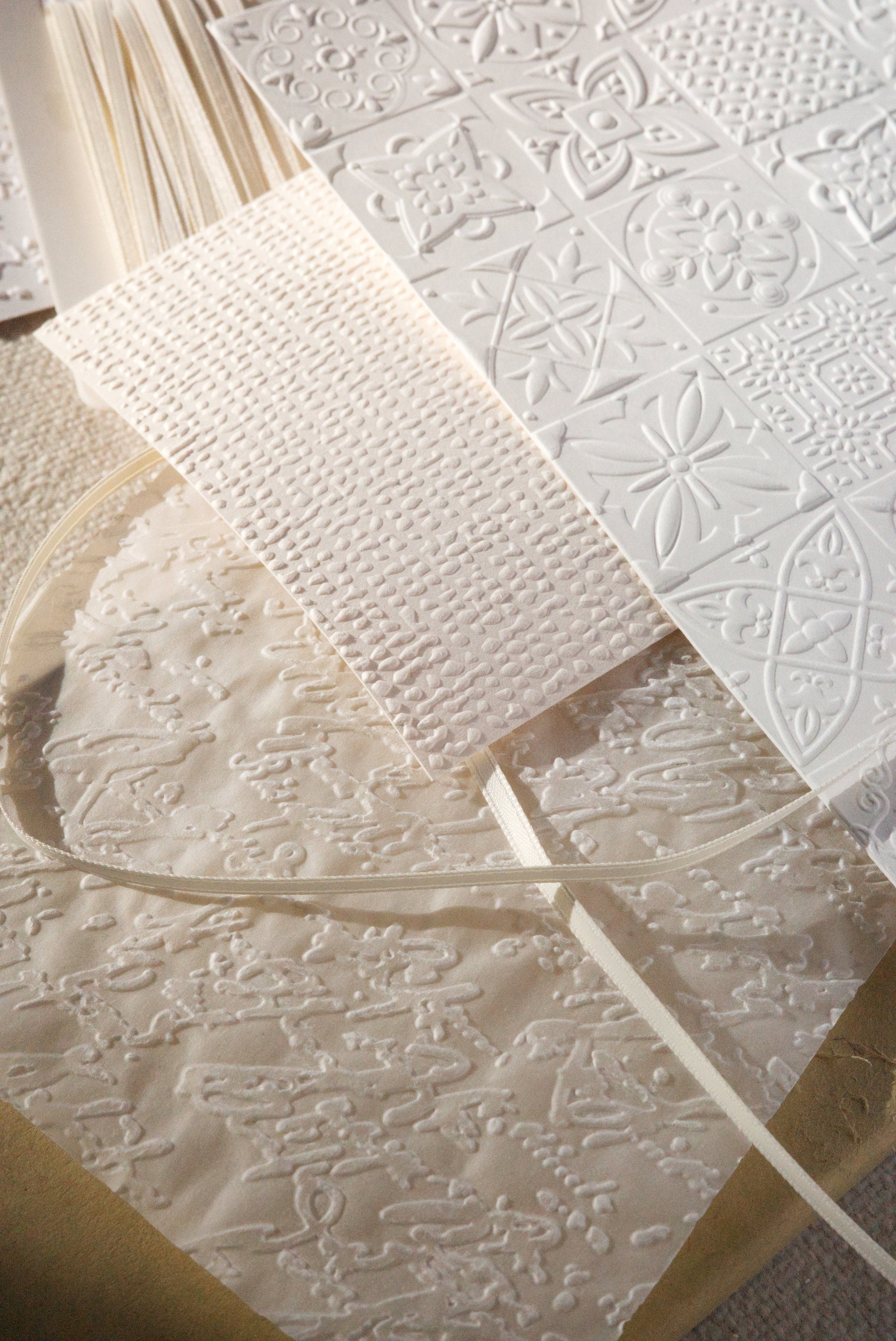 Assorted Embossed Papers Set of 14 Approx. A6 - Etsy