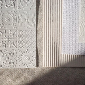 Assorted Embossed Papers Set of 14 Approx. A6 - Etsy