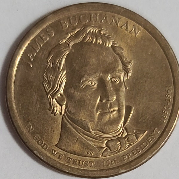 James Buchanan Gold Coin - Etsy