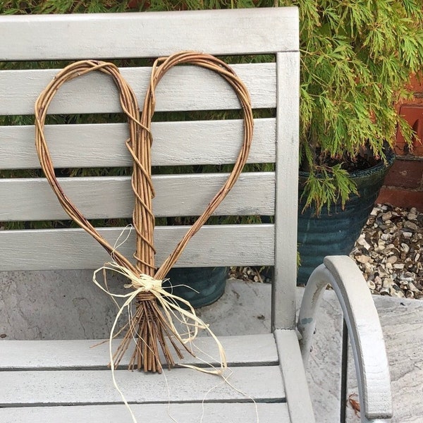 Wicker Heart - Etsy UK