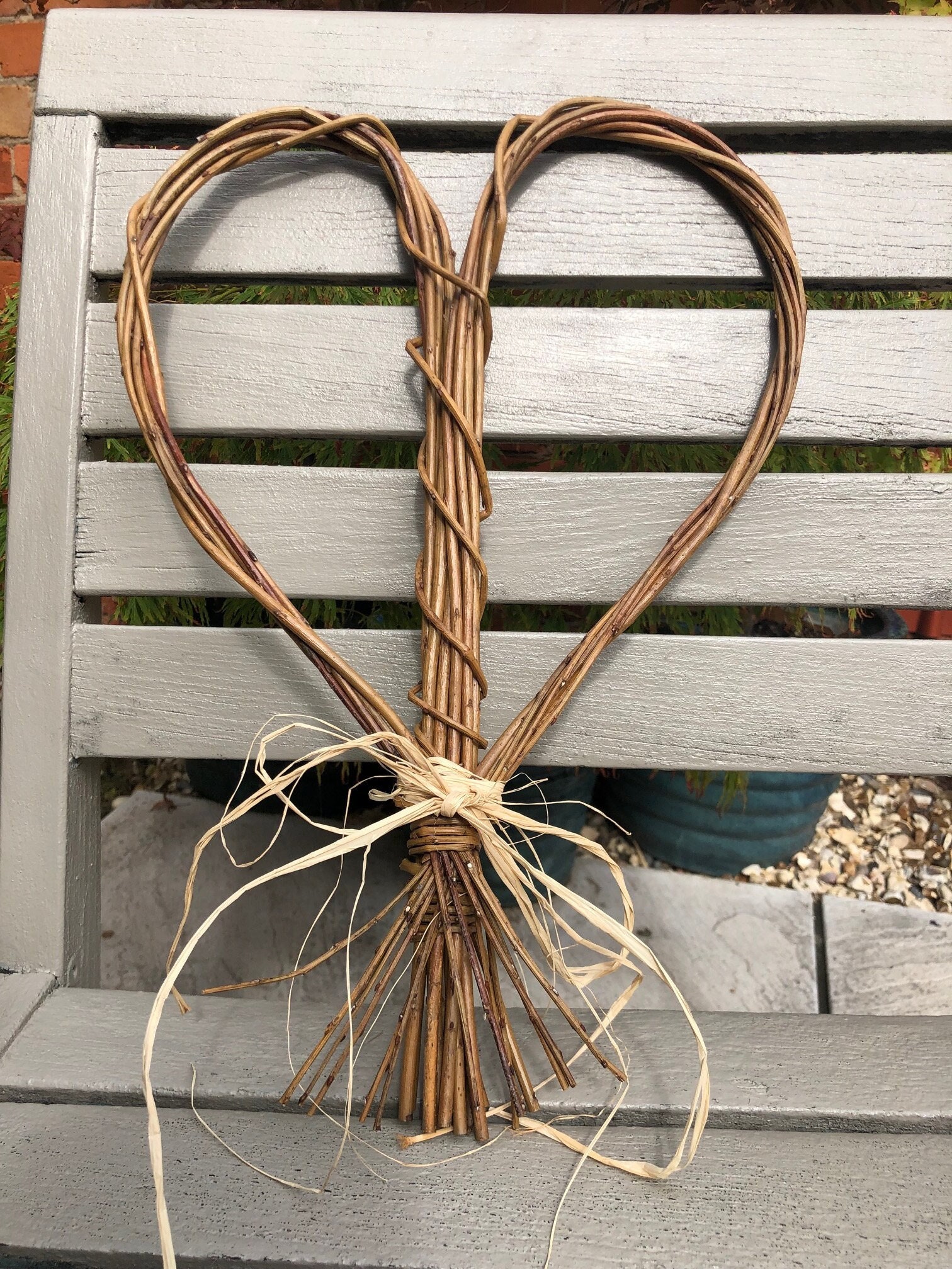 Handmade Willow Heart - Etsy UK
