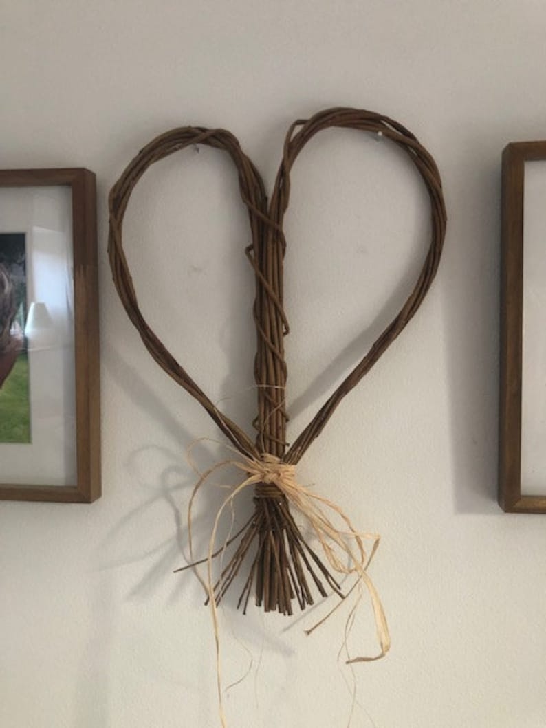 Handmade Willow Heart - Etsy UK