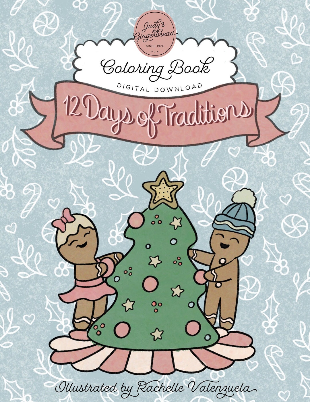12 Days of Christmas Traditions - Coloring Book for Kids - Festive ...