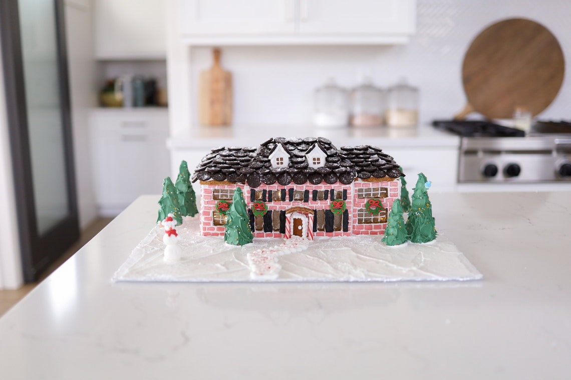 Home Alone House gingerbread Template - Etsy