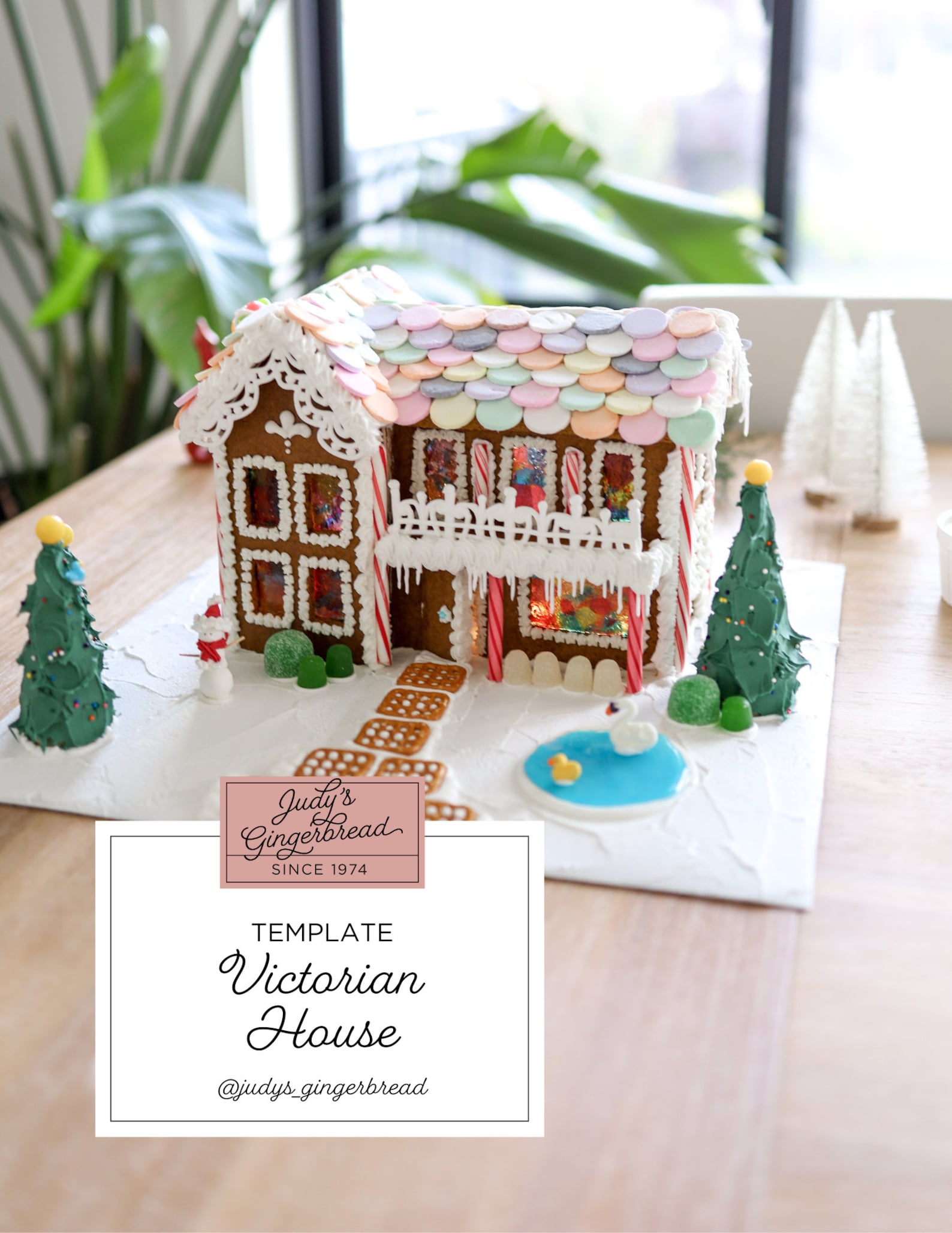 Victorian House [gingerbread Template] - Etsy
