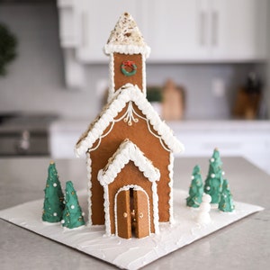 Church [gingerbread Template] - Etsy