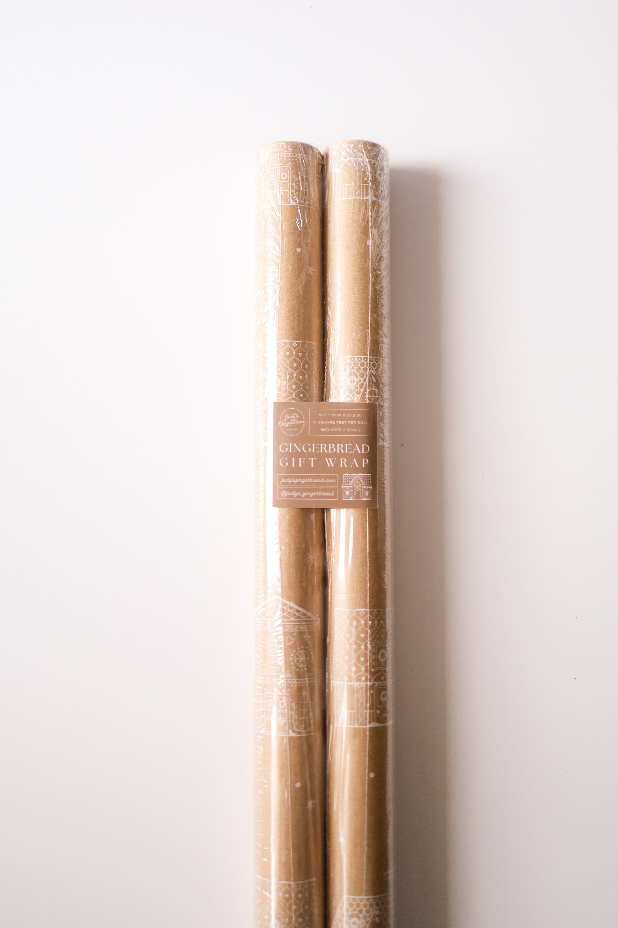 Gingerbread House Gift Wrap - 2 Rolls - Etsy