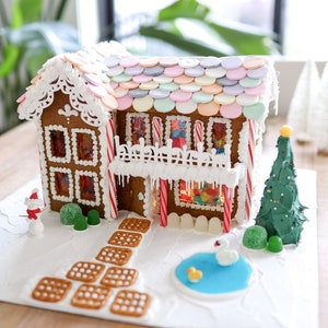 Victorian House [gingerbread Template] - Etsy