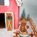 Barn [gingerbread Template] With Horses - Etsy