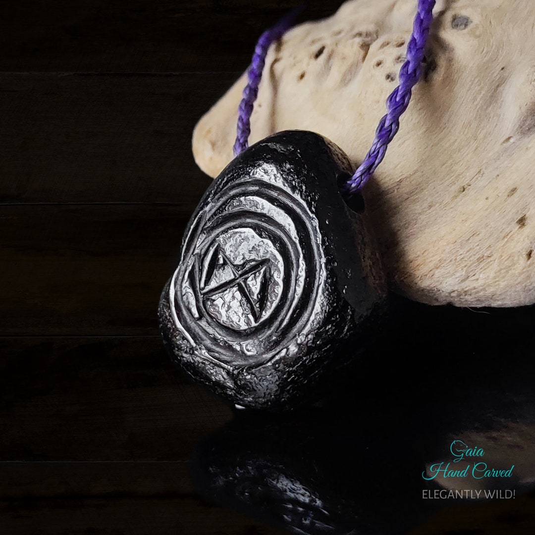 Dagaz Viking Rune Pendant, Necklace With Runic Celtic Symbol ...