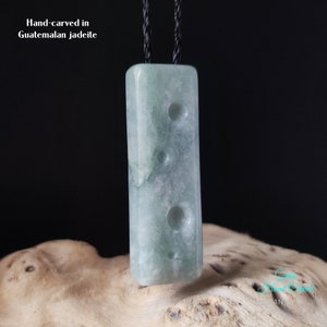 Maori Style Toki Jade Pendant, Hand-carved Guatemalan Jade Jadeite ...