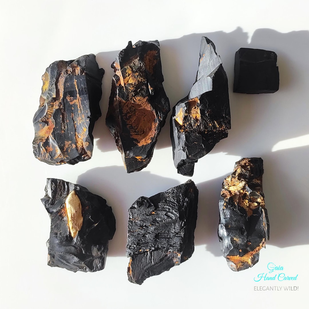 Rough Jet, Large Raw Jet, Rare Specimen of Natural Jet Spain, Healing ...