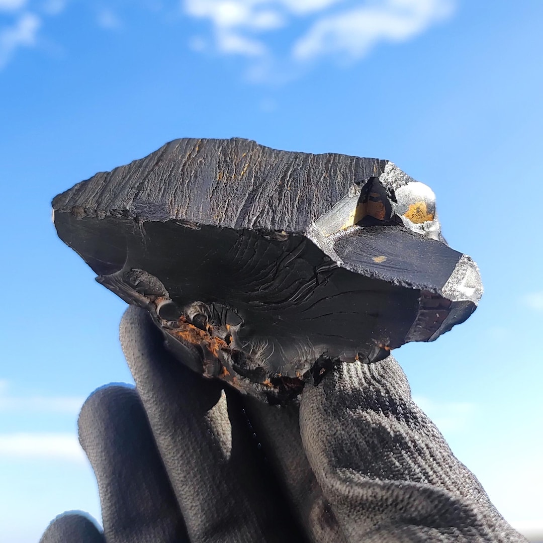 Jet Rough, Rare Raw Jet Chunk, Genuine Natural Gagat Jet Stone Specimen ...