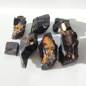 Rough Jet, Large Raw Jet, Rare Specimen of Natural Jet Spain, Healing ...