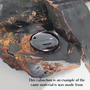 Rough Jet, Large Raw Jet, Rare Specimen of Natural Jet Spain, Healing ...